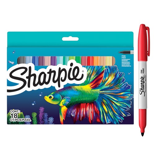 Sharpie Permanent Marker Set Limited Edition Colour Assortment Fine ...