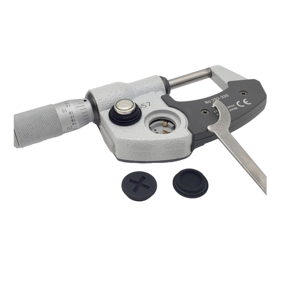 Mitutoyo Digital Micrometer Battery Lid Cap Cover - 2 Pack | eBay