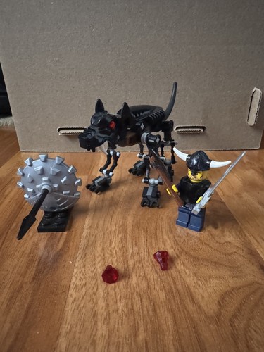 Lego Vikings Set 7015 Viking Warrior Challenges Fenris Wolf Complete ...