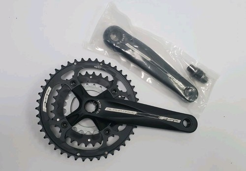 FSA ALPHA DRIVE 170MM 3-SPEED BICYCLE CRANK ARMS ISIS 44/32/22T NEW NOS ...