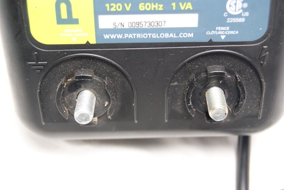 Patriot PE2 Electric Fence Energizer 2 miles 8 acres 120v 60hz 1va ...