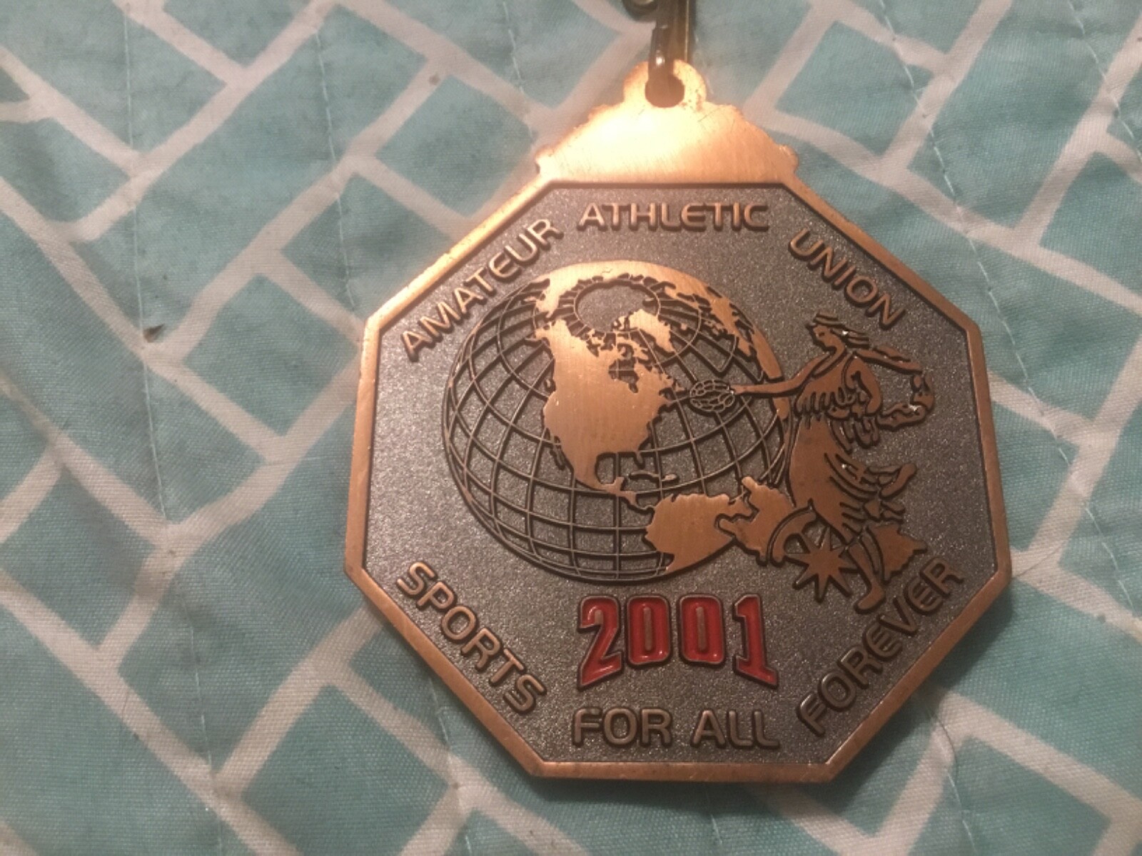 2001 AAU(AMATEUR ATHLETIC UNION) SPORTS FOR ALL FOREVER MEDAL/NATL ...