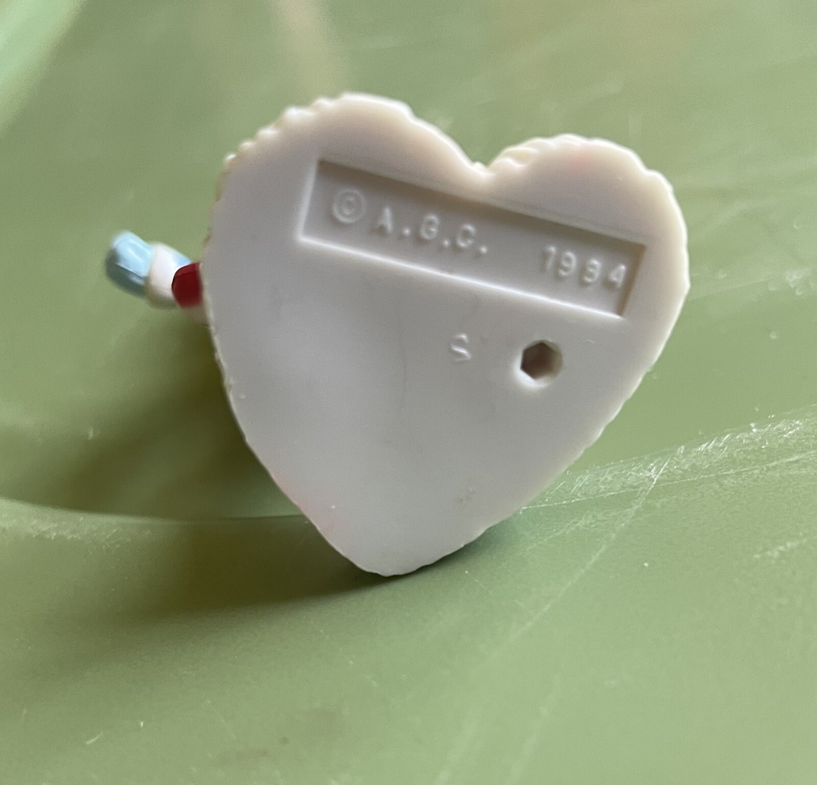 Vintage 1984 Professor Cold Heart Villain PVC Action Figure Care Bears ...