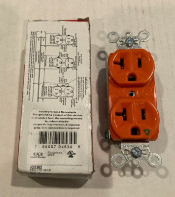 Receptacles & Outlets - Isolated Ground