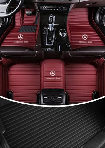 Black Mat For Mercedes Benz Car Floor Mats All Models Carpets Luxury ...