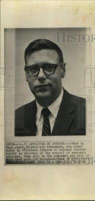 1964 Press Photo Arthur Okun named as Economic Advisers Council ...