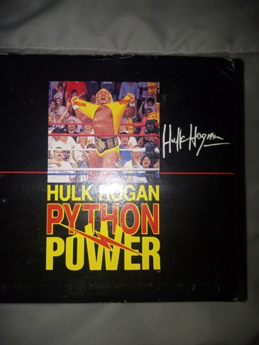 VINTAGE Hulk Hogan Python Power Coffee Mug Cup 1990 WWF In Box **RARE ...