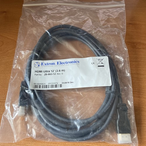 Extron 26-663-12 HDMI Ultra Series 4K/60 Flexible 12 feet long Cable ...