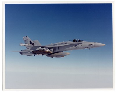 1989 Navy F/A-18C VFA-82 Marauders Strike Fighter Aircraft 8x10 ...