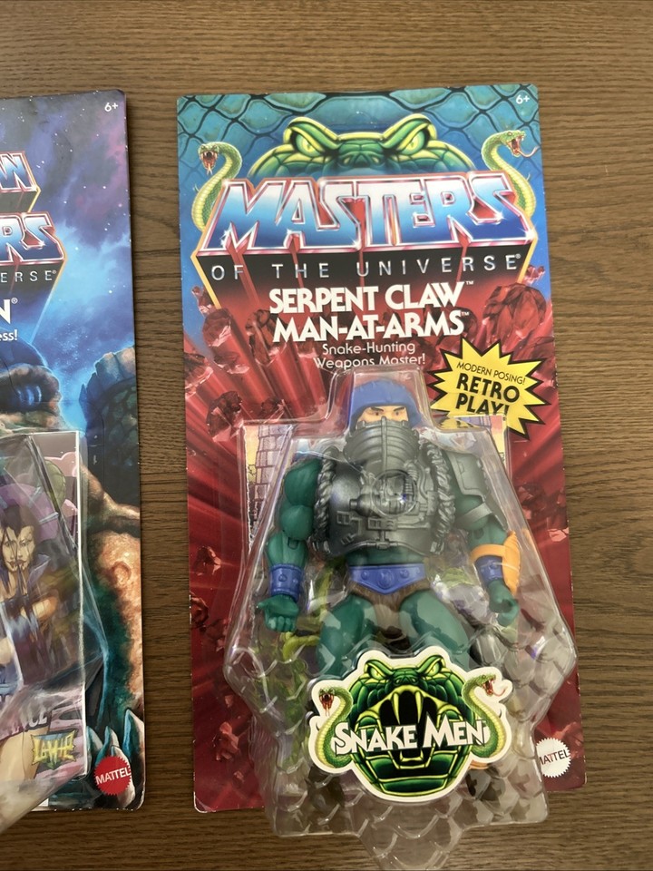 Set Of 2 Masters Of The Universe Cartoon Evil-Lyn & Serpent Claw Man At ...