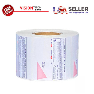 VisionTechShop ISHIDA 1848 Label, 64mm x 59mm, 625 Per Roll, 12 Rolls/Box | eBay