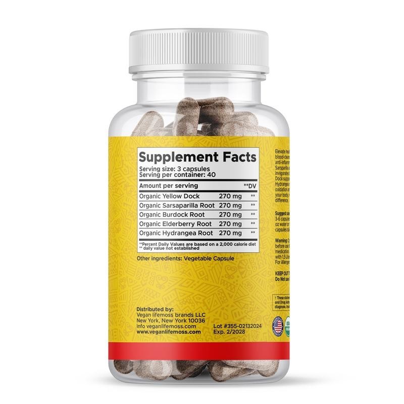 Vegan Lifemoss Blood Purifying Capsules Dietary Supplement | eBay
