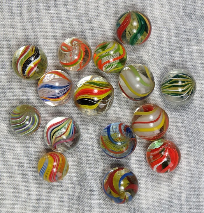 Marbles: German Handmades 15ct English Colors - Clean Group | eBay