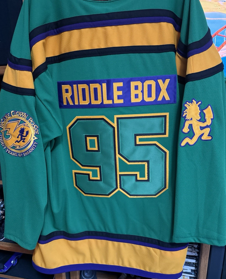 Insane Clown Posse ICP Riddle Box Psychopathic Records AK Hockey Jersey ...