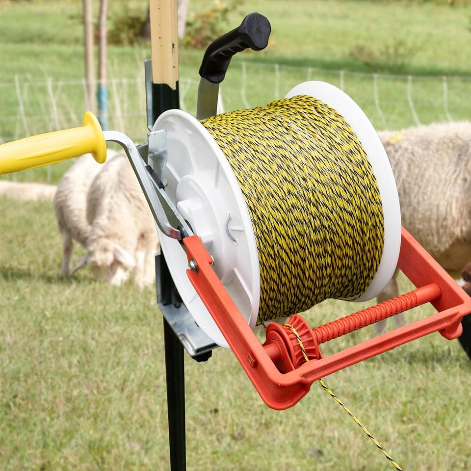 3:1 Geared Electric Fencing Reel, Electric Fence Wire Reel, with ...