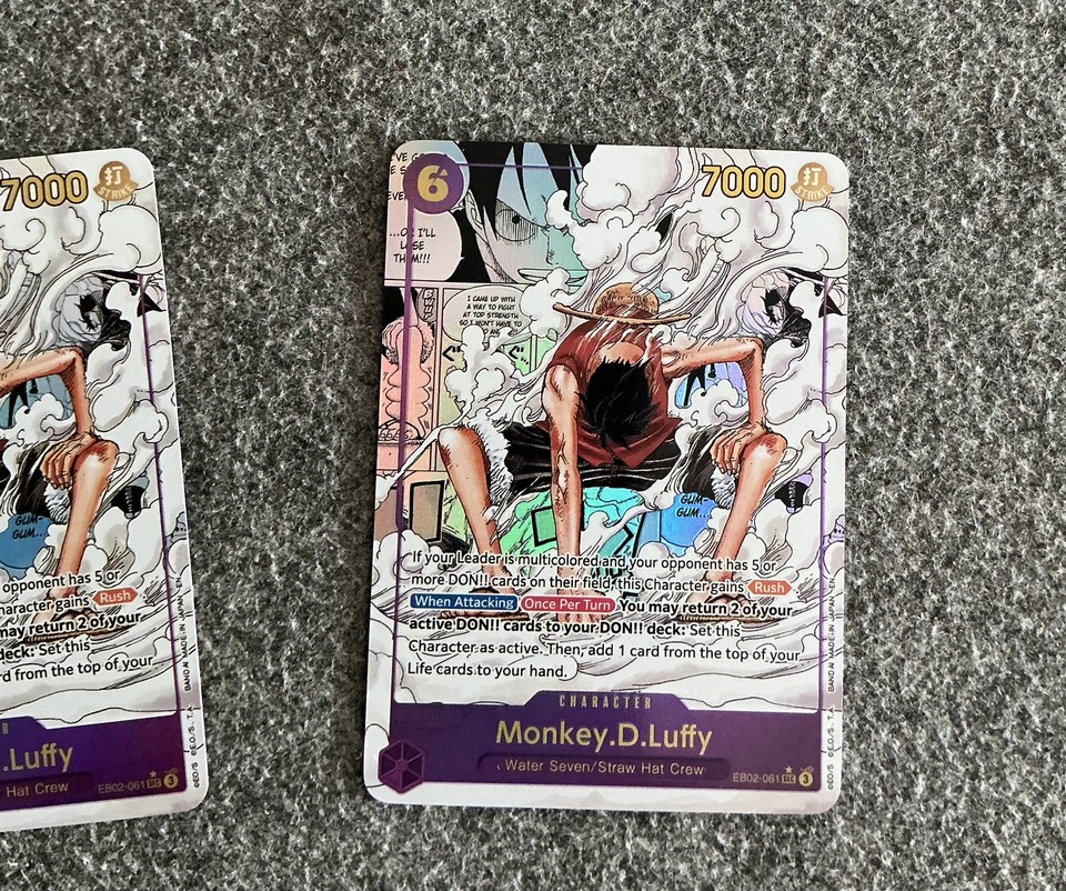 One Piece TCG – Monkey.D.Luffy (EB02-061) (V3) – Leader Manga Art - DIY Karte | eBay