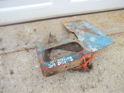Ford 861 tractor gas tank front & rear set mounting mount brace bracket ...