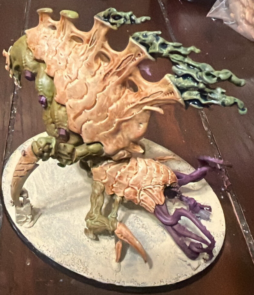 Warhammer 40k Tyranid Psychophage *painted* Leviathan Hive Fleet Gorgon ...