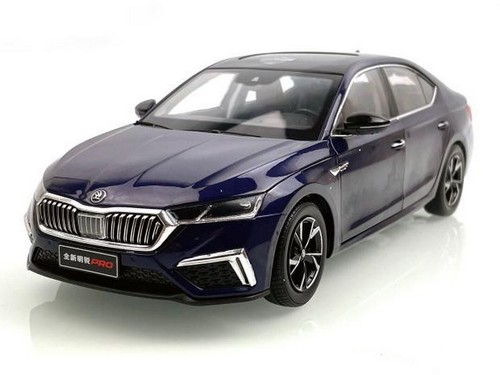Volkswagen SKODA OCTAVIA PRO 2021 Blue Diecast Car 1/18 Scale Model | eBay