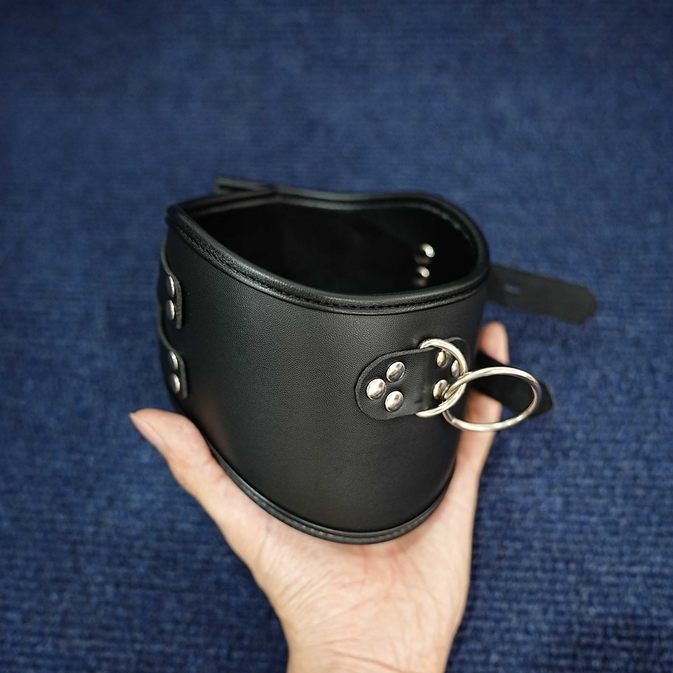 Neck Collar Choker Posture Corset with Leash Chain BDSM Bondage ...