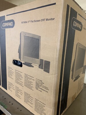 Compaq FS7600e 17" 85Hz Color Flat Screen CRT Monitor (Silver / Black ...