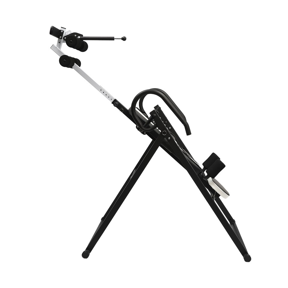 Foldable Inversion Table Teeter Advanced Back Pain Ankle Relief Gravity ...