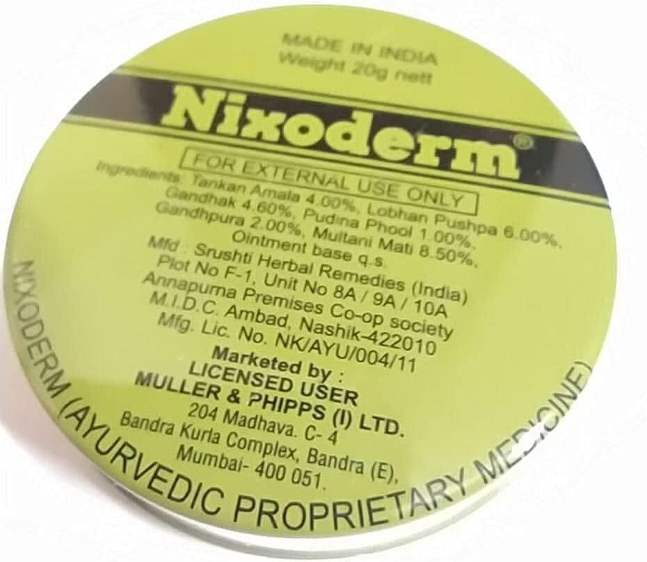 5 x Nixoderm Cream 20g For Skin Problems Eczema Ringworm Blemishes ...