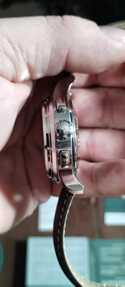 BALL WATCH Trainmaster Pulse Meter Chronograph CM1010D Day Date Men's ...