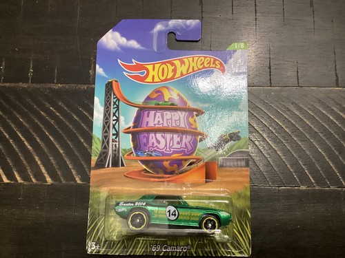Hot Wheels 2014 Happy Easter Green 69 Camaro | eBay