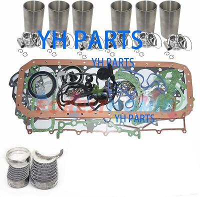 J08ET J08E Engine rebuild Overhaul Kit For Hino Piston ring Liner ...