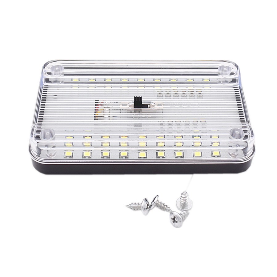 1X Universal 36 LED Car Ceiling Dome Lamp Reading Trunk Interior Light ...