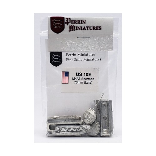 Perrin WWII Mini 10mm M4A3 Sherman 76mm Late Pack New | eBay