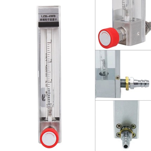 High Precision Portable Digital Gas Air Water Rotameter Flowmeter Flow ...