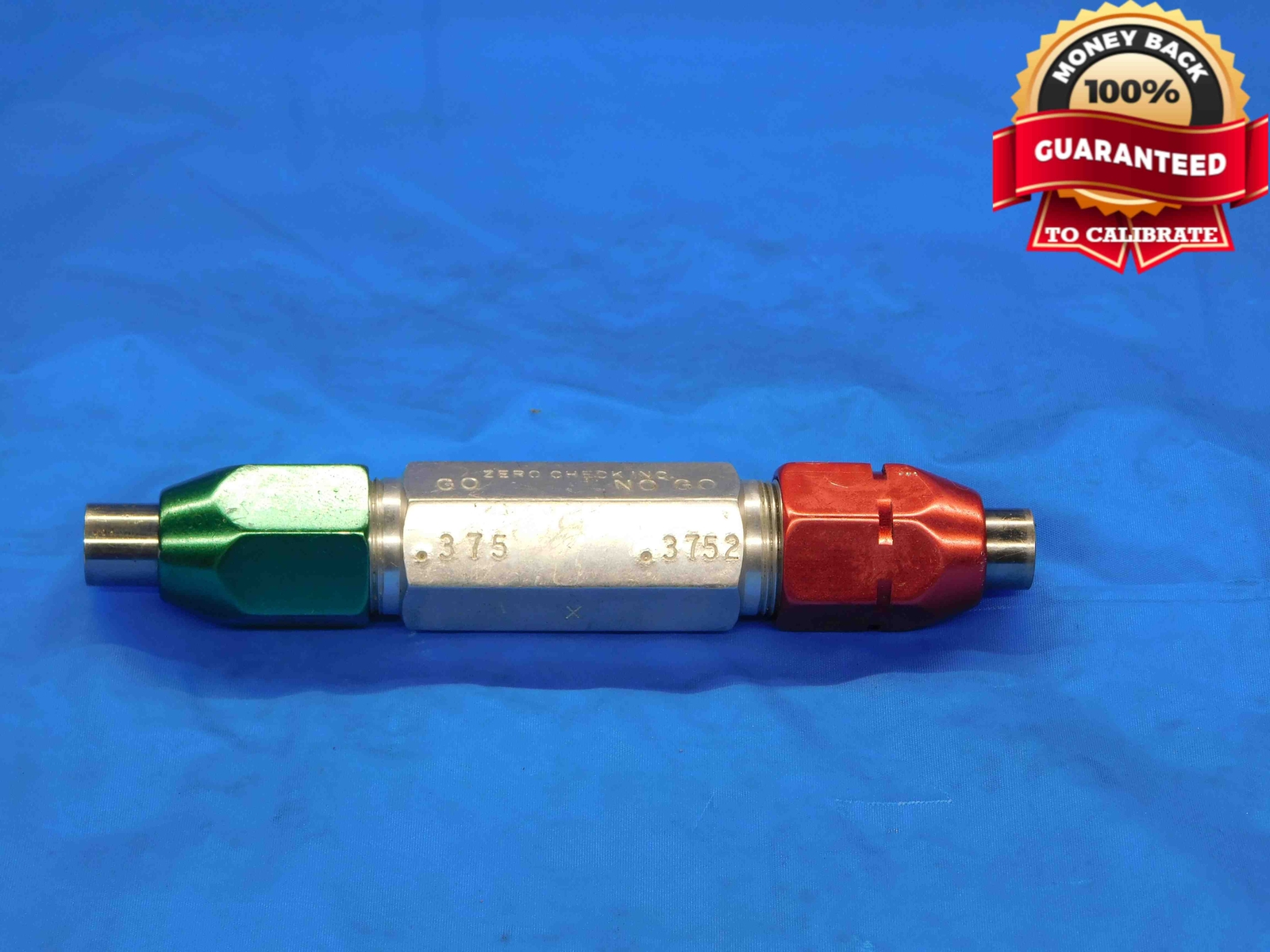 .3750 & .3752 CLASS X PIN PLUG GAGE GO NO GO ONSIZE 3/8 9.530 mm .375 ...