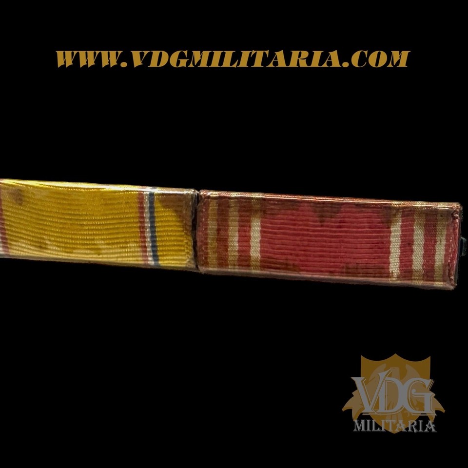 WW2 WWII US Army Pacific Theater PTO 3 Place Ribbon Bar Phillipines ...