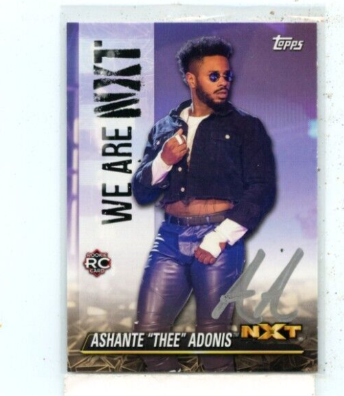 ASHANTE 'THEE' ADONIS 2021 Topps WWE NXT In Person Auto Autograph NXT ...