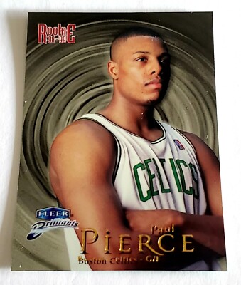 1999 PAUL PIERCE #110 FLEER BRILLIANTS ROOKIE CARD - MINT BOSTON ...