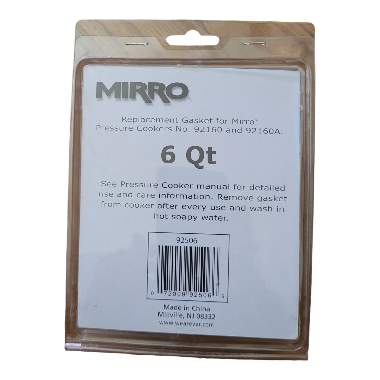 Mirro Pressure Cooker Gasket Seal for 92160a 6 QT Replacement Part for ...