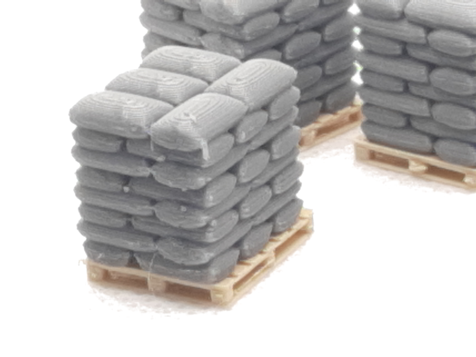 OO Gauge Pallets of Sacks Model Railway Scenery | eBay UK