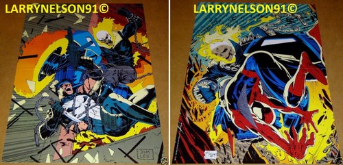 JIM LEE GHOST RIDER PUNISHER POSTER SPIDER-MAN TODD MCFARLANE MARVEL ...