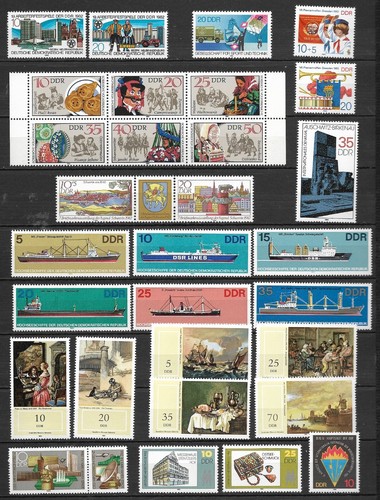 East-Germany/GDR/DDR: All stamps of 1982 MNH in a year set complete, | eBay