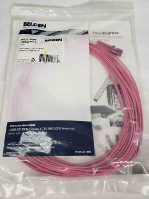 Belden FP4LDLD008M Fiber Optic Cable Assembly 8 Meters/26.25 Feet 2 ...