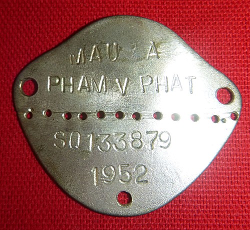1952 FRENCH FOREIGN LEGION - Indochina War - DOG TAG # 133879 - VIETNAM ...