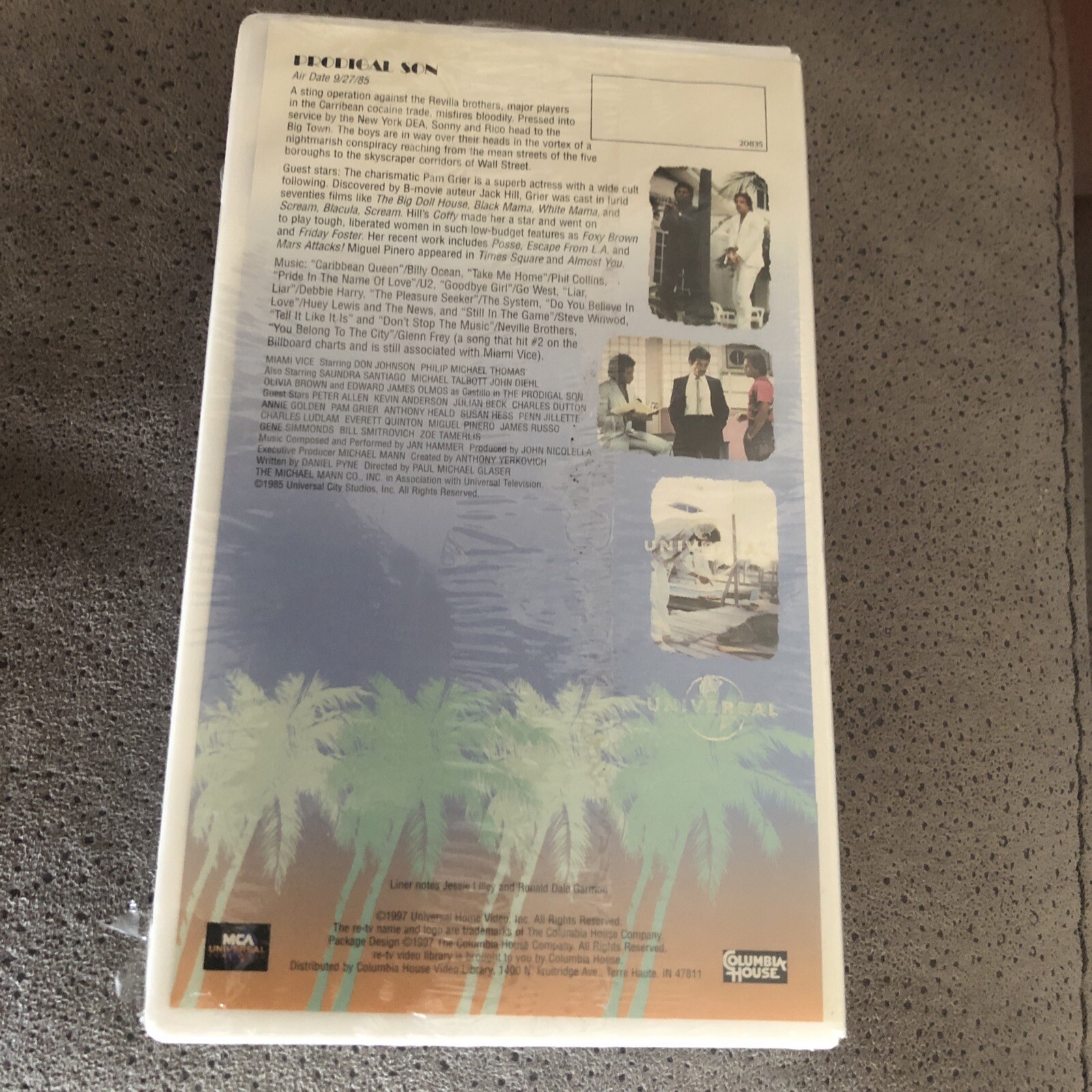 Miami Vice VHS The Collector's Edition -The Prodigal Son BRAND NEW ...