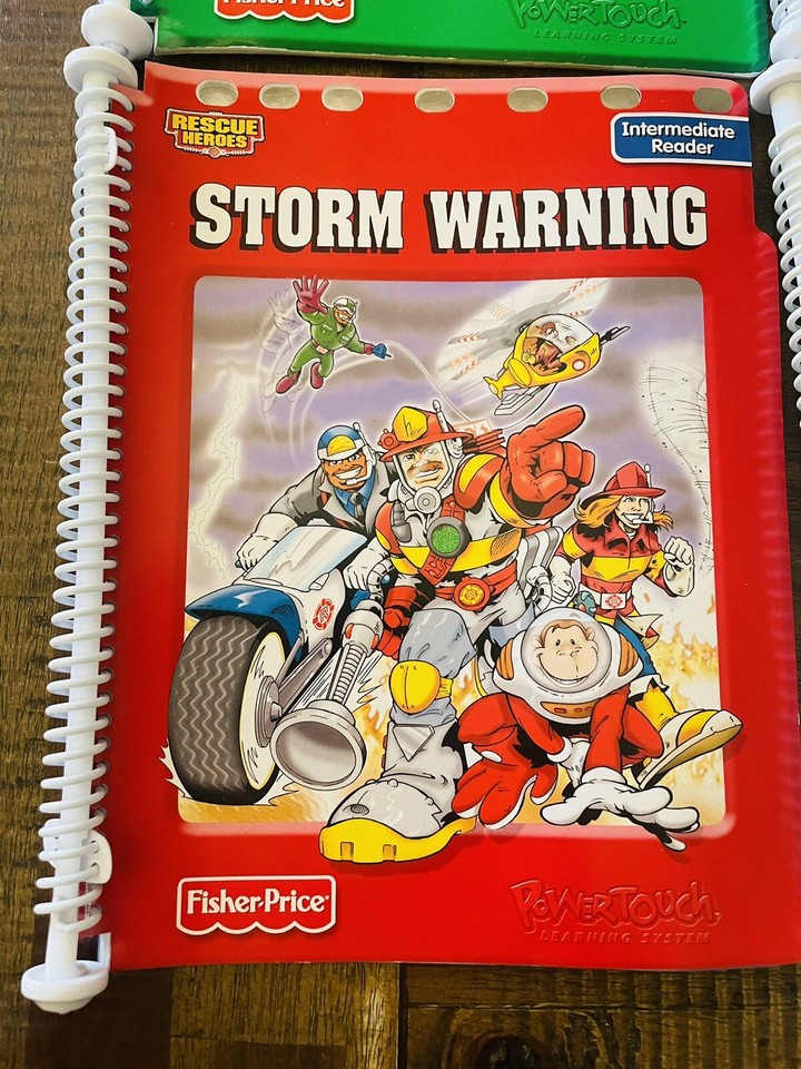 LOT of 6 Books Fisher Price PowerTouch Learning System Books ONLY (no ...