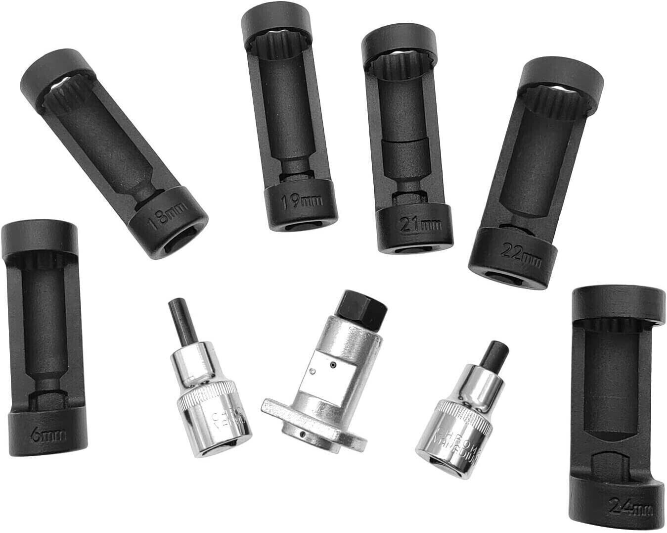 9pc Shock Absorber Tool Tool Strut Nut Socket 1/2" Drive Suspension ...