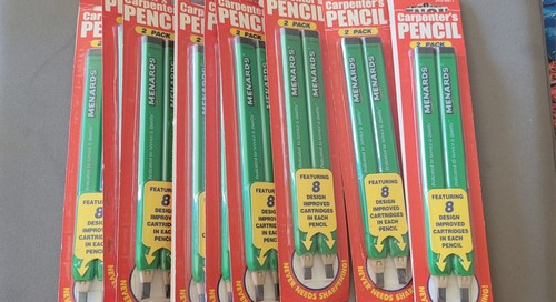Carpenters Pencils New In Package 12 Sets Of 2 | eBay