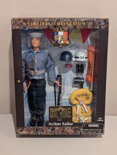 GI Joe Timeless Collection II Action Sailor – Hasbro 12" Figure w ...