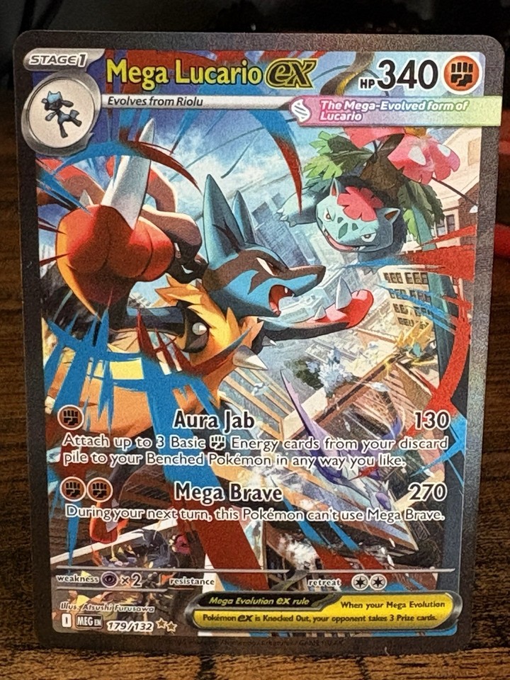 Mega Lucario Sir 179/132 Secret Rare Mega Evolutions | eBay