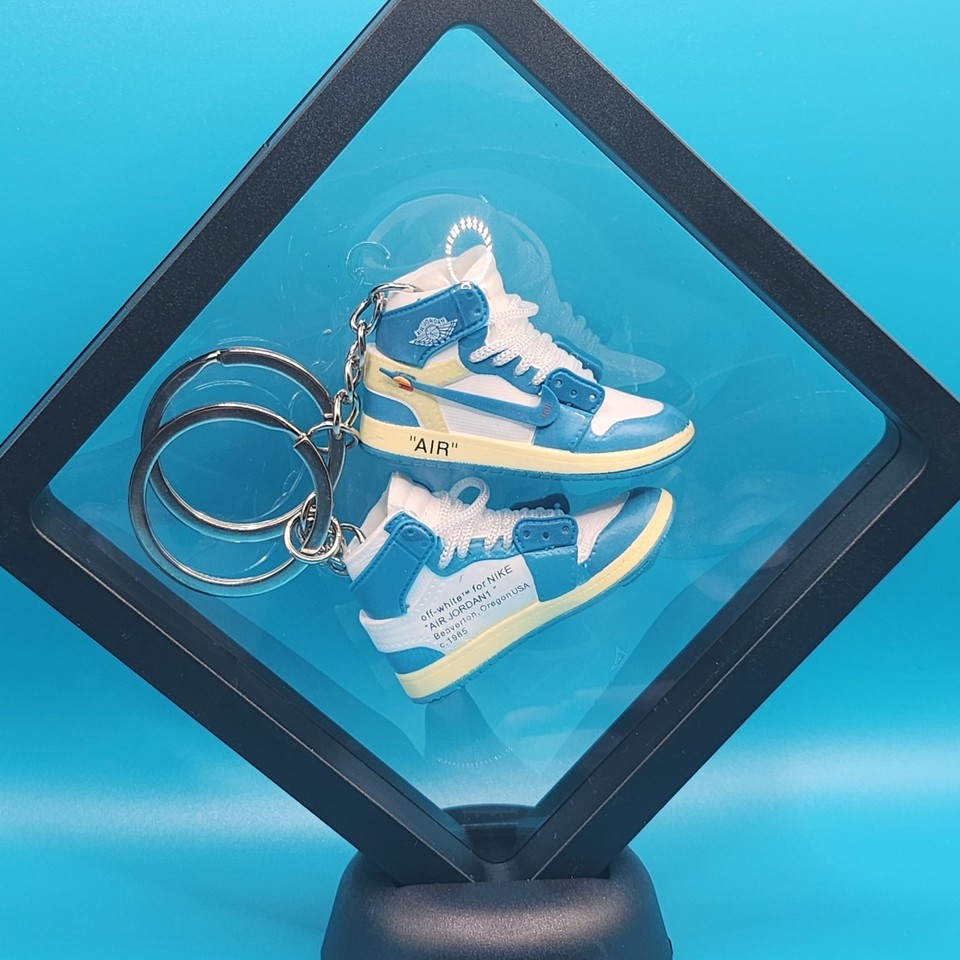 Nike Air Jordan High shoe 3d floating frame Keychain 2 sneaker ...